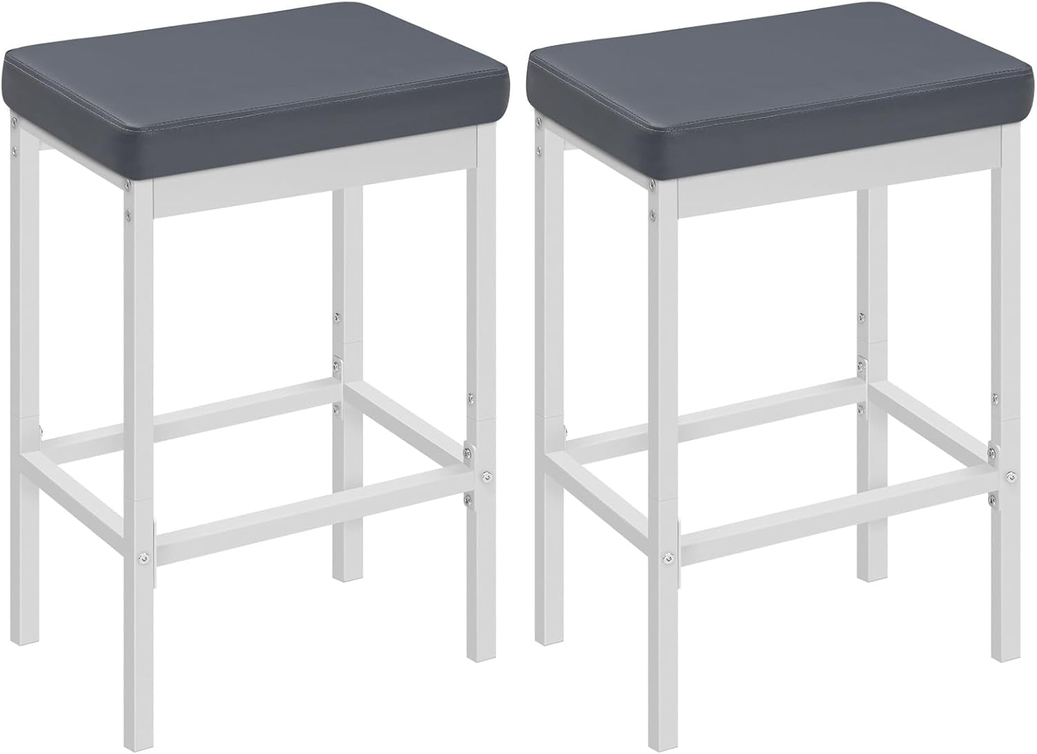 Bar Stools, 24.8-Inch Height Stools, Breakfast Bar Stools, Kitchen Bar ...