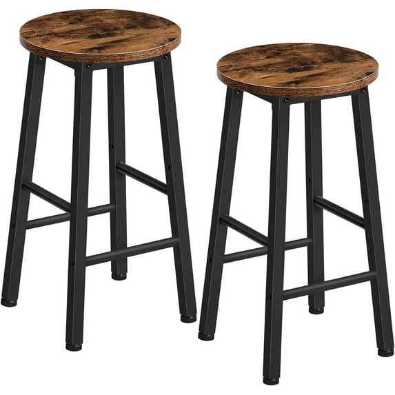 Bar Stools, Barstools Set of 2,Counter Height Barstools, 24.8" Stools ...