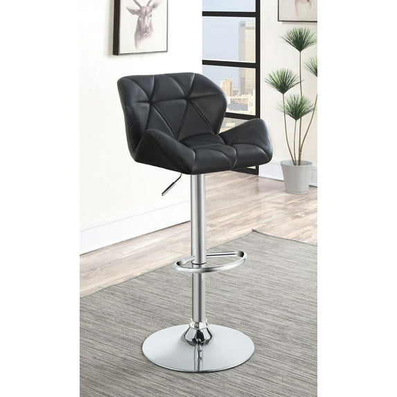 Bar Stools / Chrome and Black, Modern Design, Foam-filled Seat ...