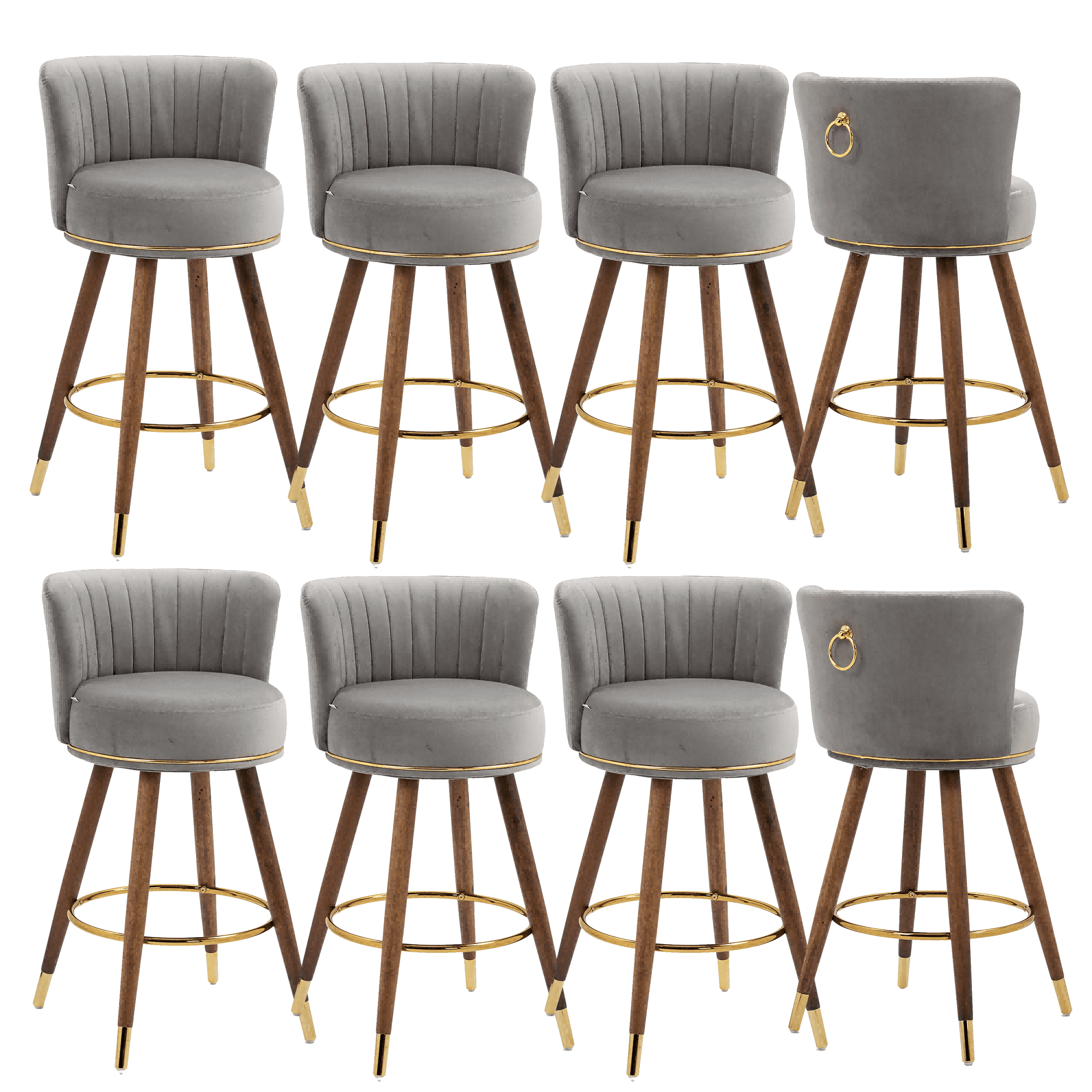 Bar Stools, Counter Height Barstools, Modern Upholstered Bar Stools ...