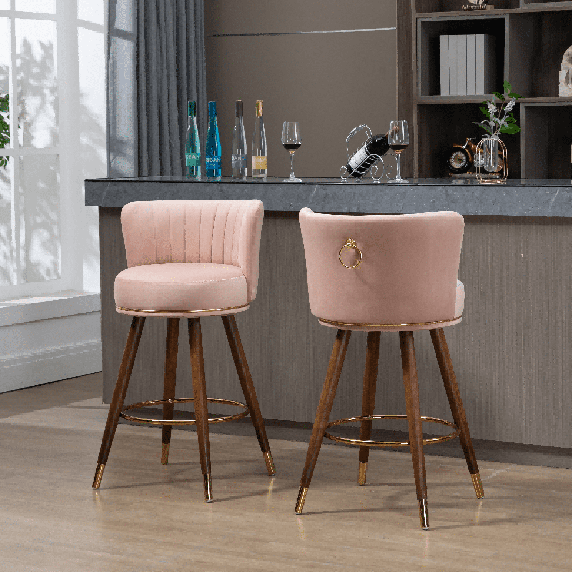 Bar Stools, Counter Height Barstools, Modern Upholstered Bar Stools ...