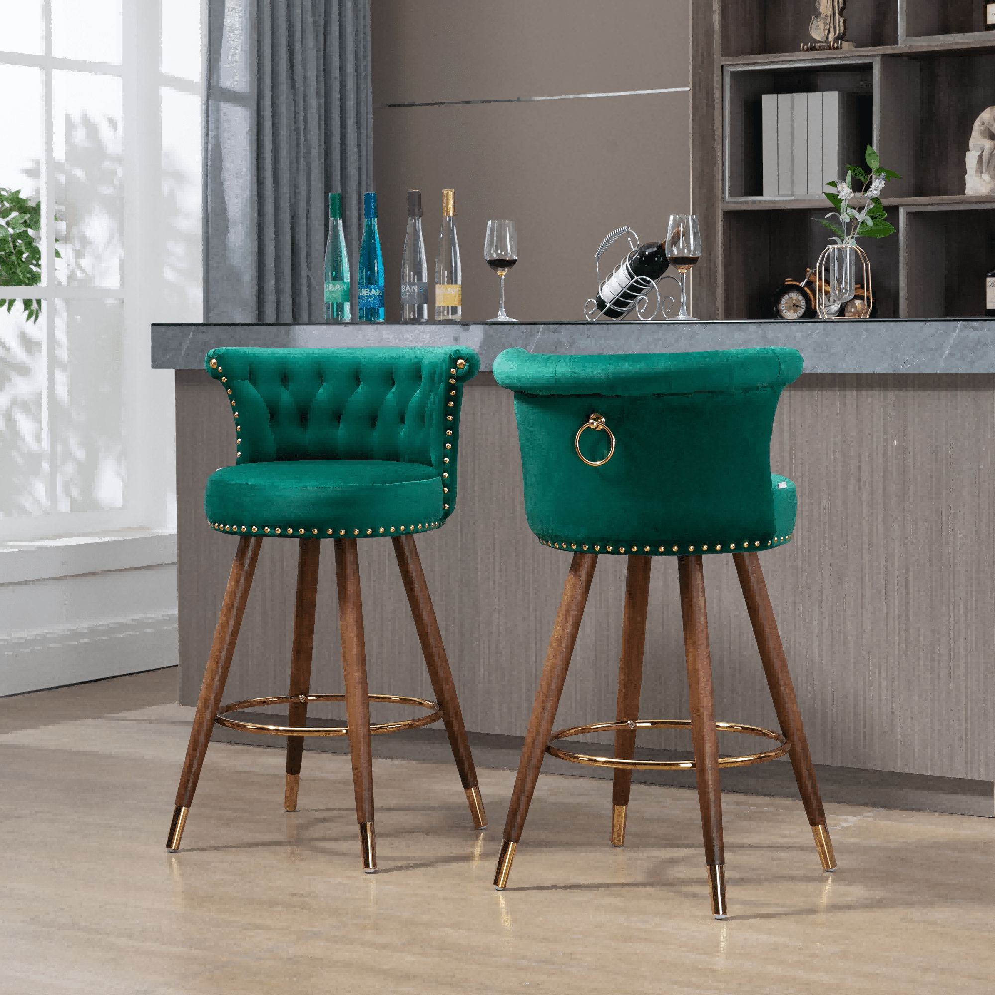 Bar Stools, Counter Height Barstools, Modern Upholstered Bar Stools ...