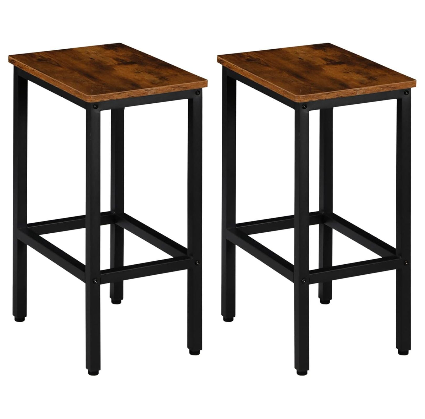 Bar Stools for Kitchen Counter Set of 2,Small Narrow Bar Stools with ...