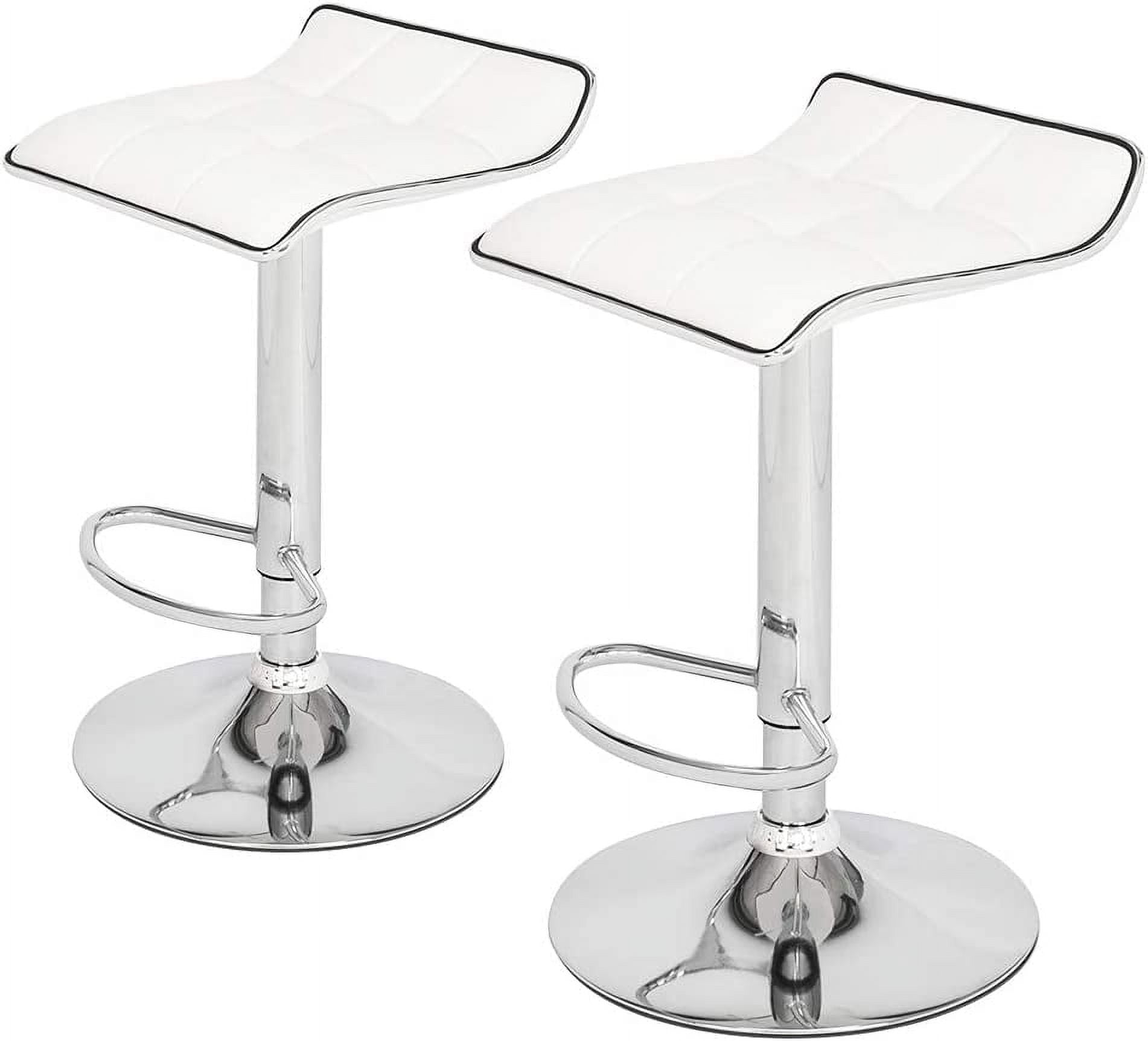 Bar Stools Modern Pu Leather Swivel Adjustable Hydraulic Bar Stool ...