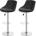 Bar Stools Set of 2 Bar Stools Swivel Stool Height Adjustable Bar ...