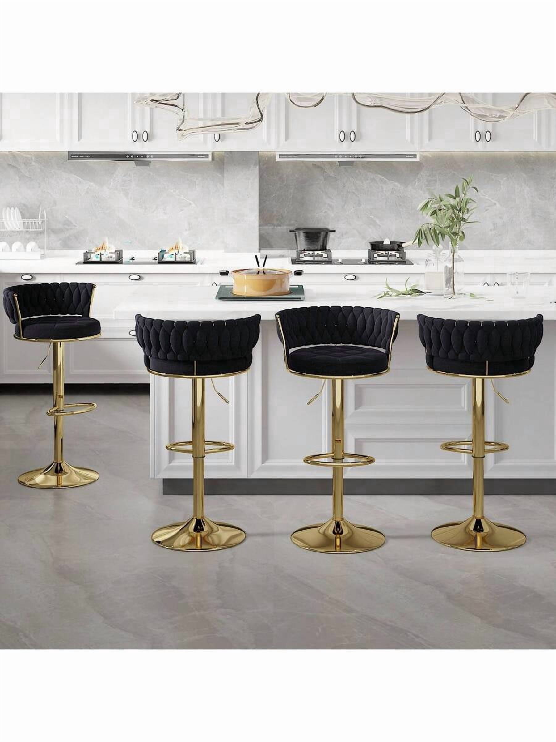 Bar Stools Set Of 2/Set Of 4, Adjustable Barstools Counter Height ...
