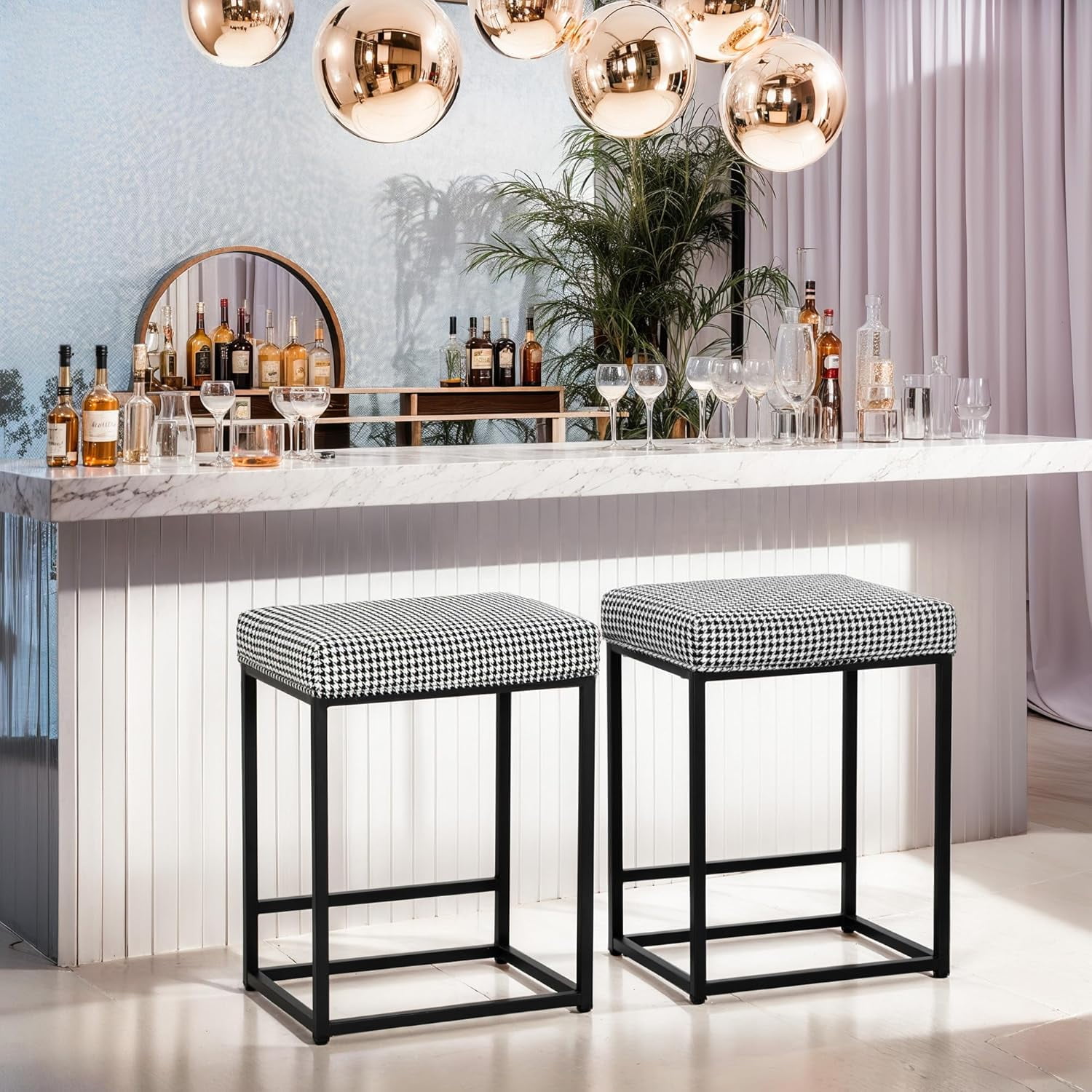 Bar Stools Set of 3 | Counter & Bar Height Kitchen Island Stools ...