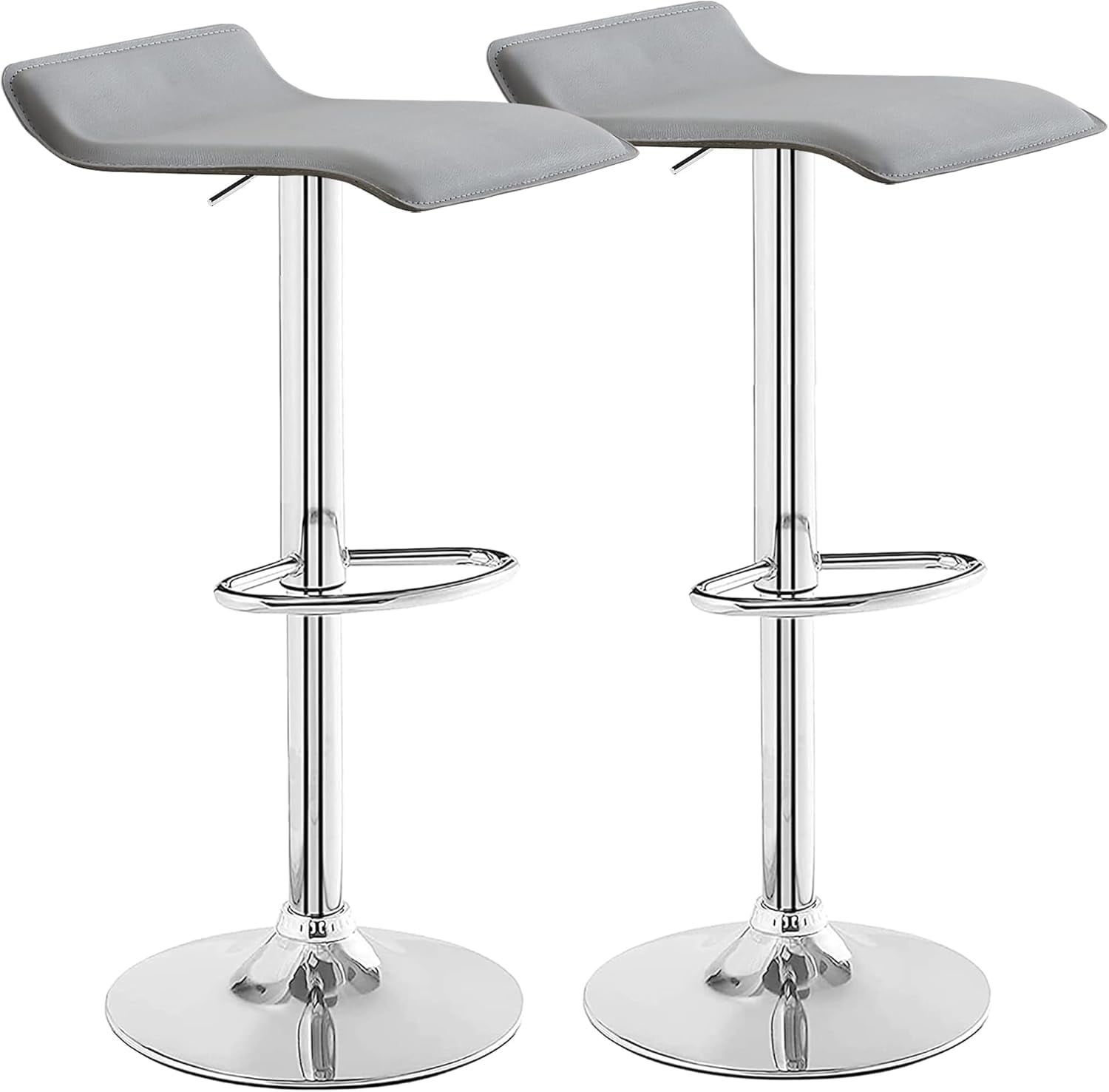 Bar Stools Set of 2, Adjustable Barstools, Counter Height Bar Stools ...