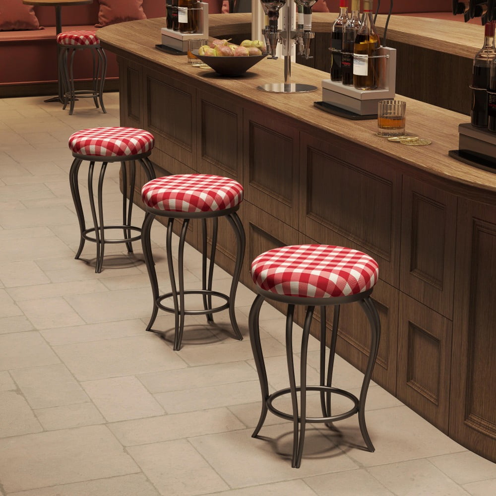 Bar Stools,Set of 2 Bar Chairs,25.5In Counter Bar Stools,Country Style ...