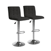 Fijinhom Modern Ergonomic Adjustable Bar Stools with PU Leather and ...