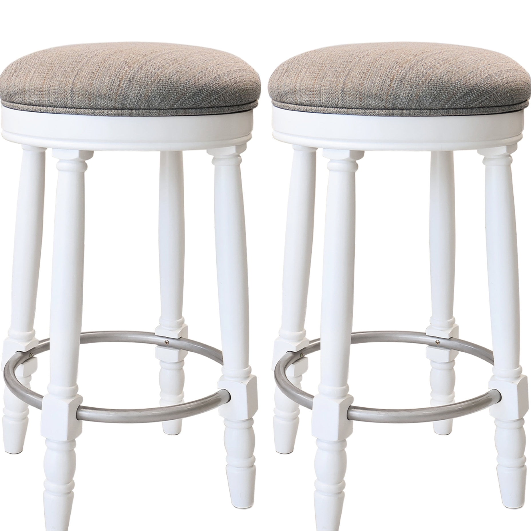 Bar Stools for Dining Room | 360 Degree Rotation in Kitchen | Round ...