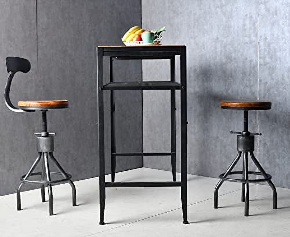 Bar Table 47" High Top, Bar Height Pub Table Sofa Console Table ...