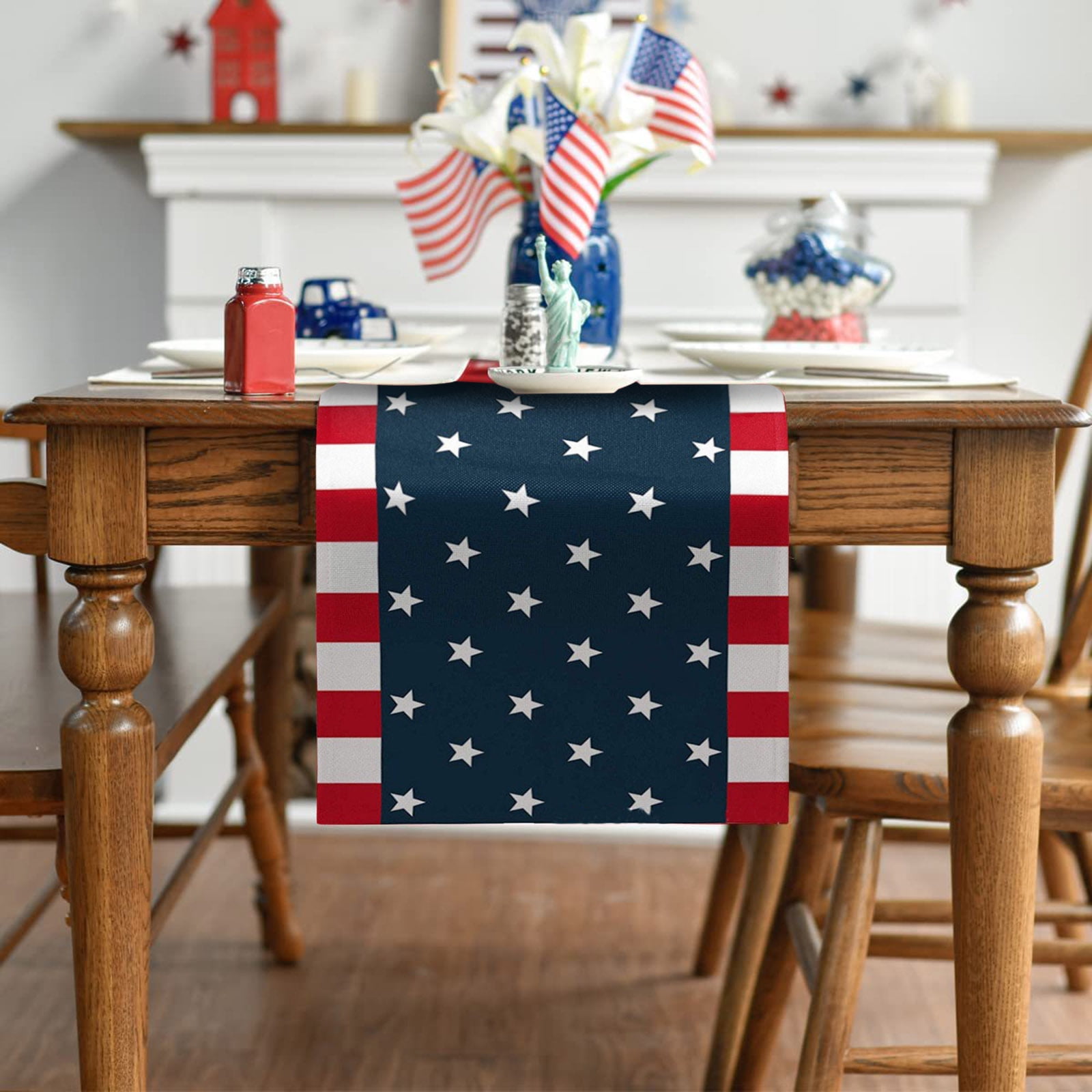 Bar Table Holiday Craft Decoration Independence Day Table Flag ...