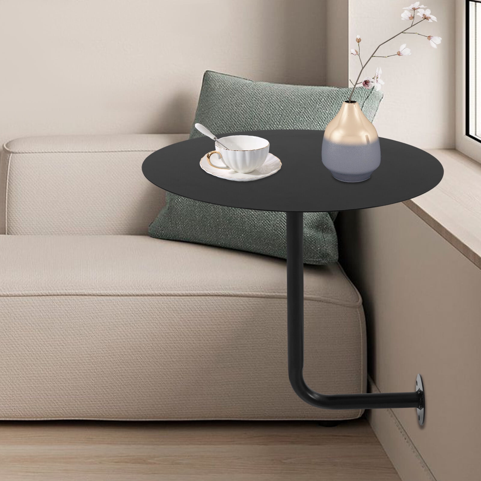 Bar Table Pub Round Table Coffee Table, Wall Mounted Bar Table 33.07lbs ...