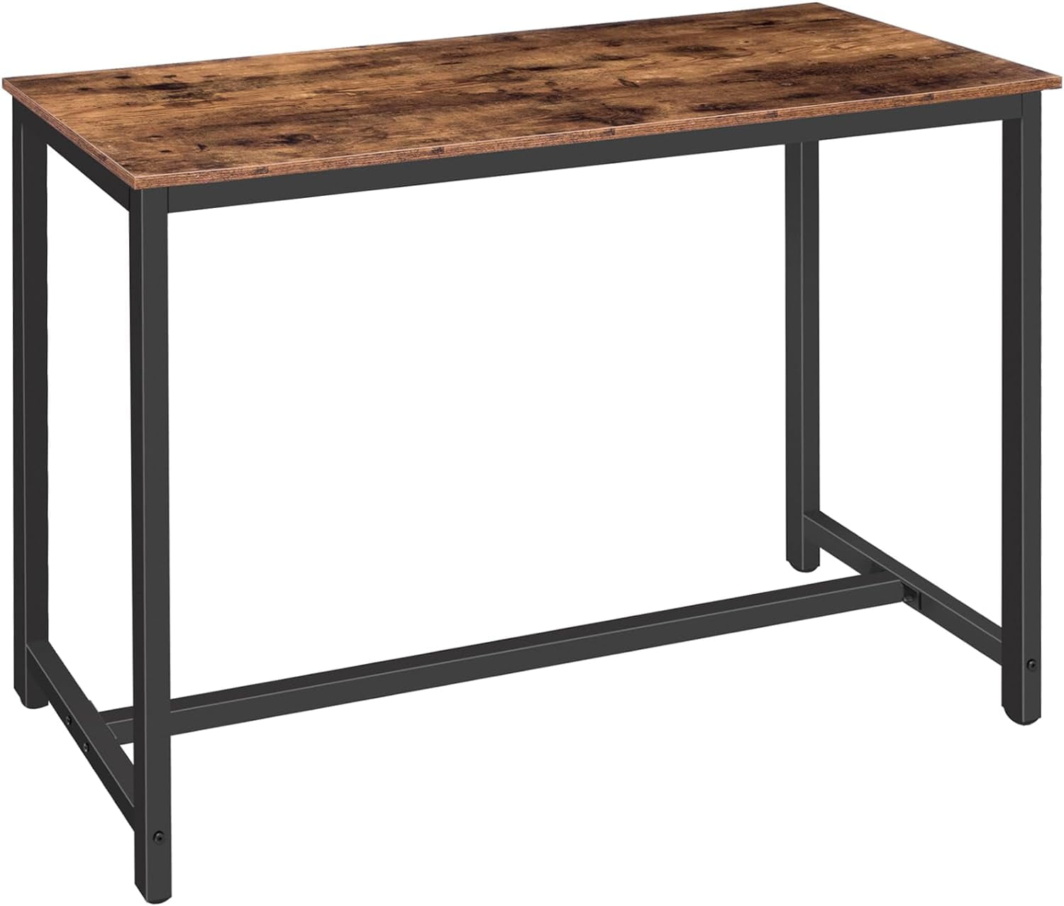 Bar Table, Rectangular Pub Table, 47.2” Counter Height Table, High Pub ...