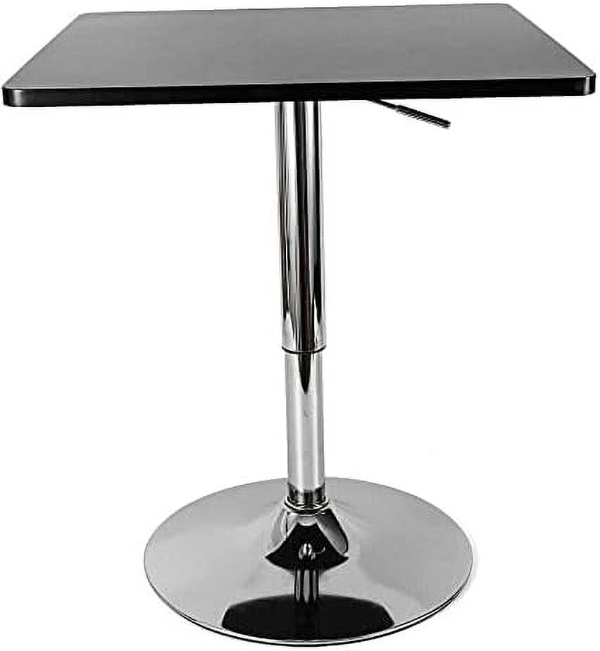 Bar Table Square Pub Cocktail Bistro High Table with Black 360 ...