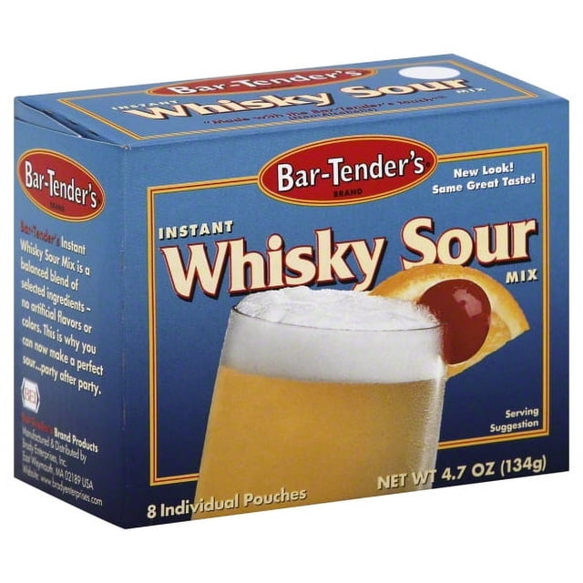 Bar-Tenders Instant Whiskey Sour Mix - 8 CT for Breakroom - Walmart ...