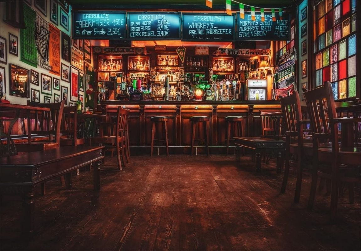 Bar Wine Shelf Photography Backdrop Pub Alcohol Bottles Background ...