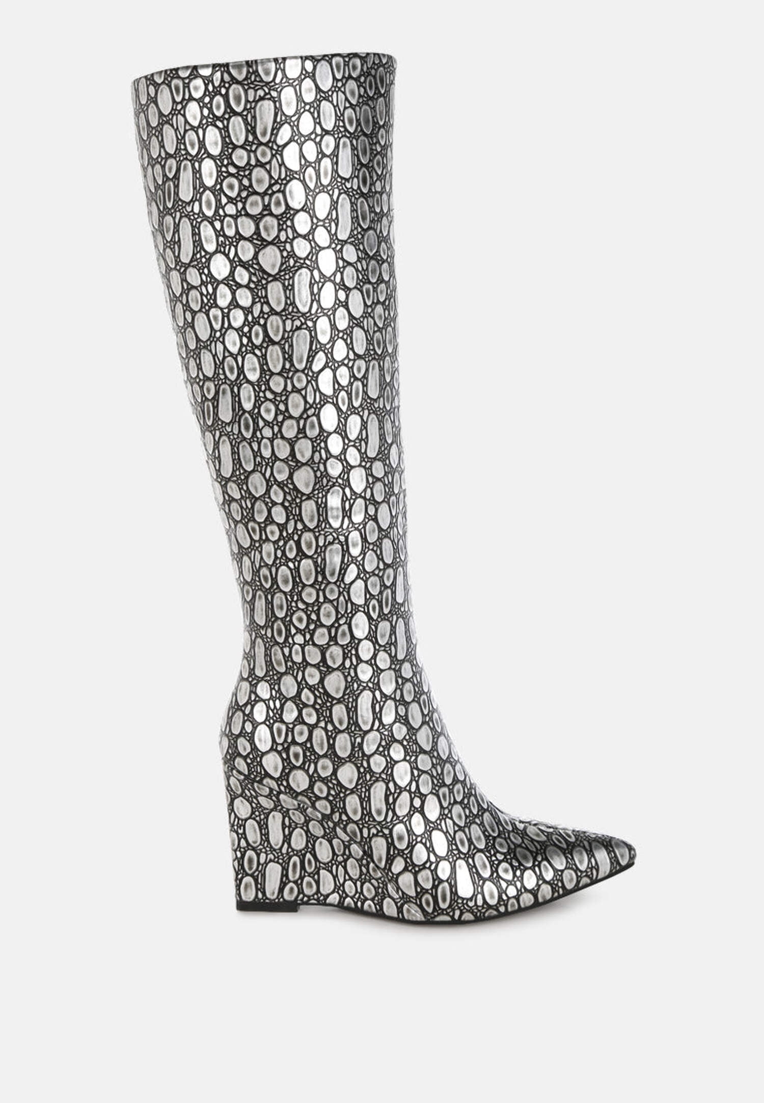 Bar Zone Tear Shaped Faux Leather Boots - Walmart.com
