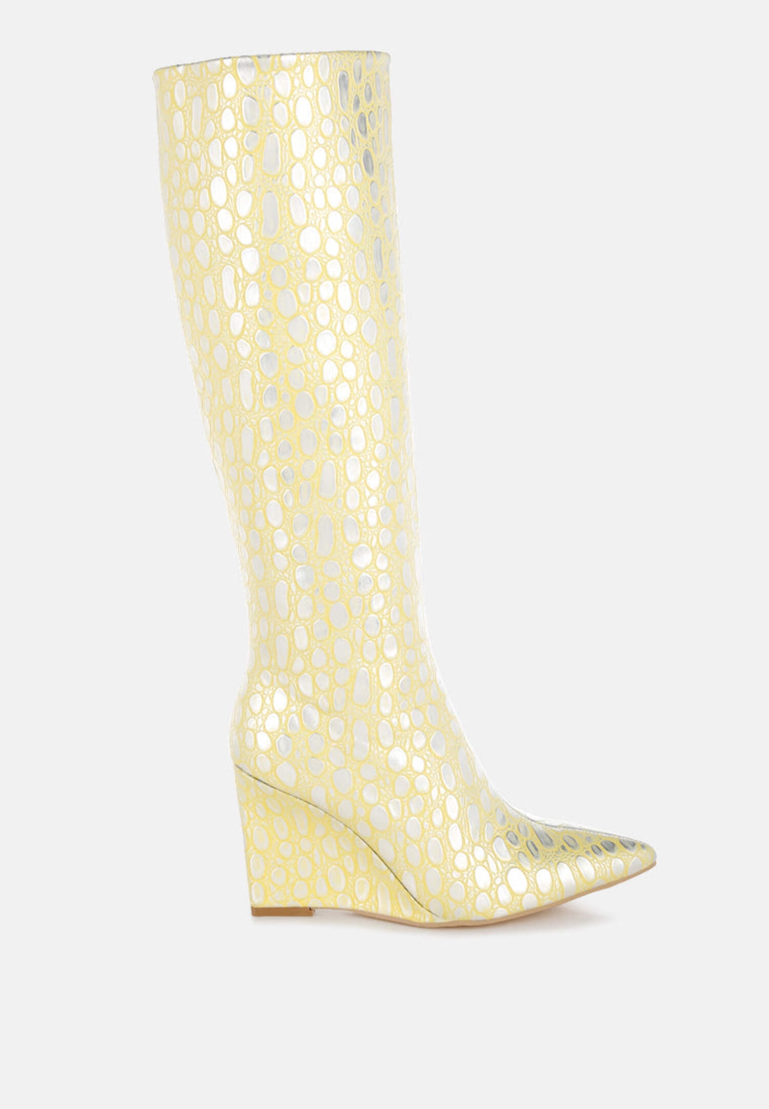 Bar Zone Tear Shaped Faux Leather Boots - Walmart.com