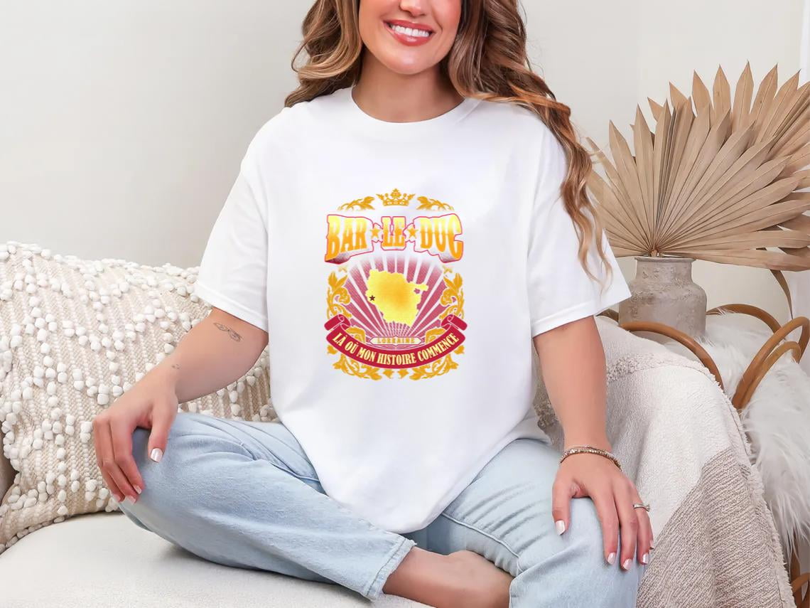 Bar le Duc T-Shirt with French Travel Heritage City Graphic Design, for ...