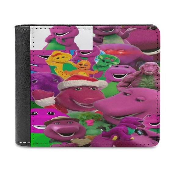 Bar-nei Dinosaur Friend PU Leather Wallet Fold Wallet Slim Cash Card ...