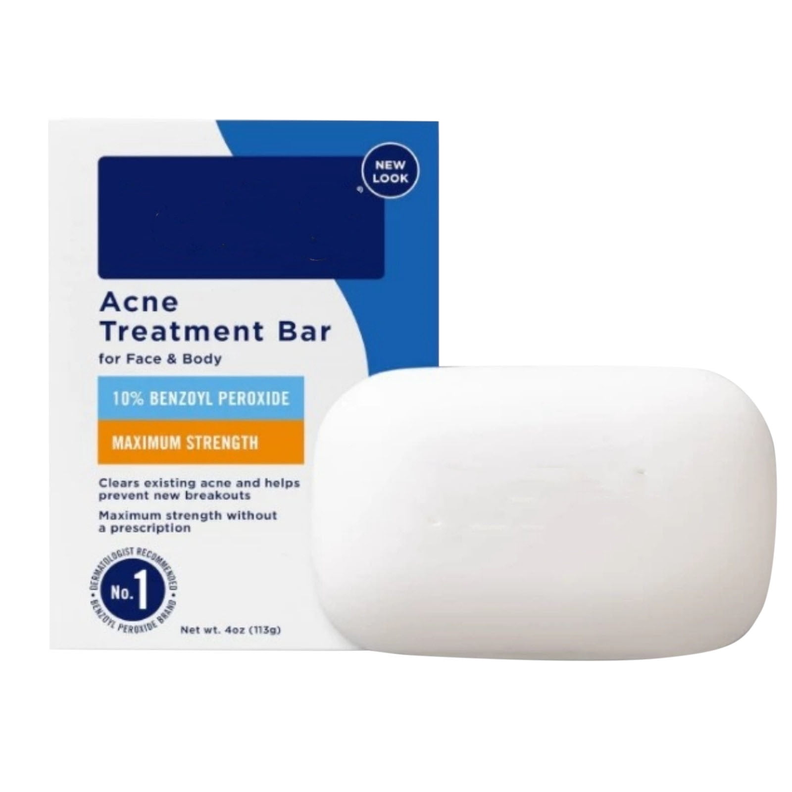 Bar with 10% Maximum Strength Bar Soap for Face Chest and Back Soap ...