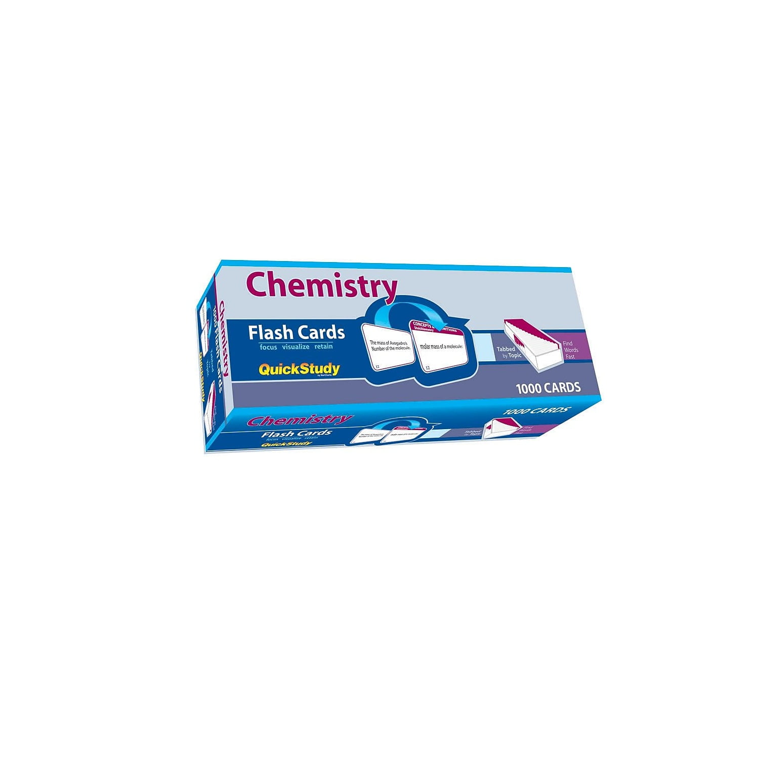 BarCharts Inc. QuickStudy Chemistry Flashcard & Reference Set ...