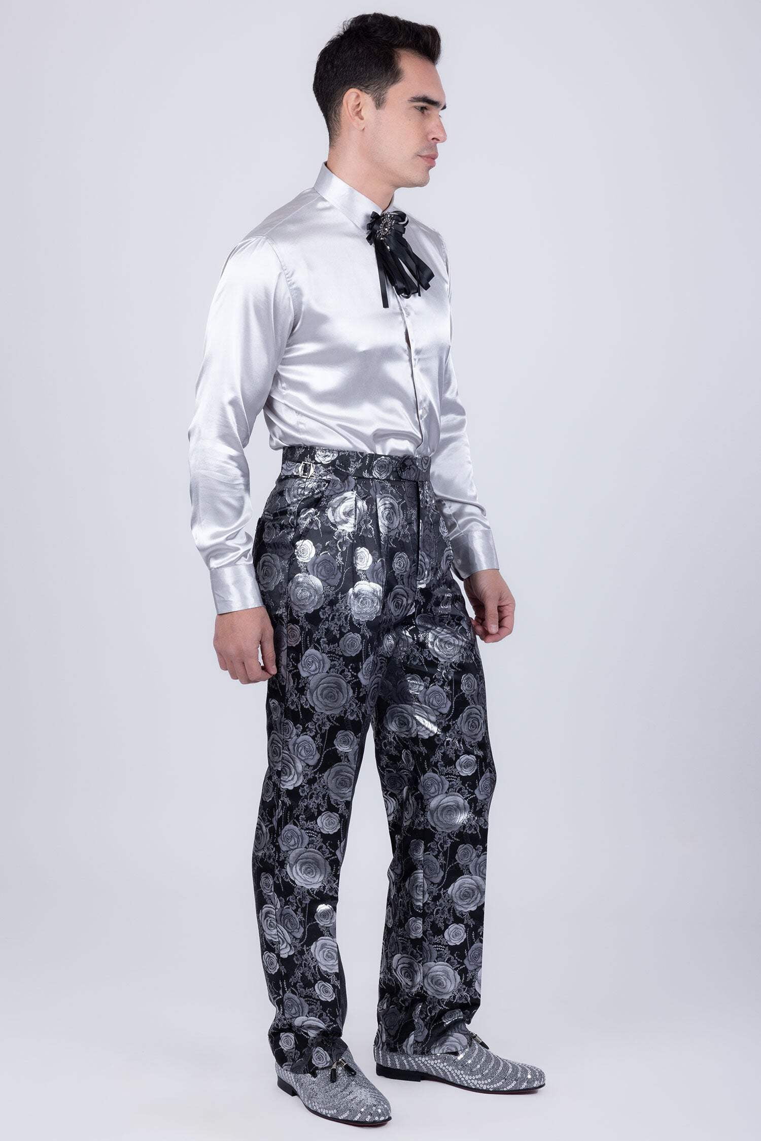 Barabas Men's Floral Slim Fit Chino Dress Pants 5CP02 - Walmart.com