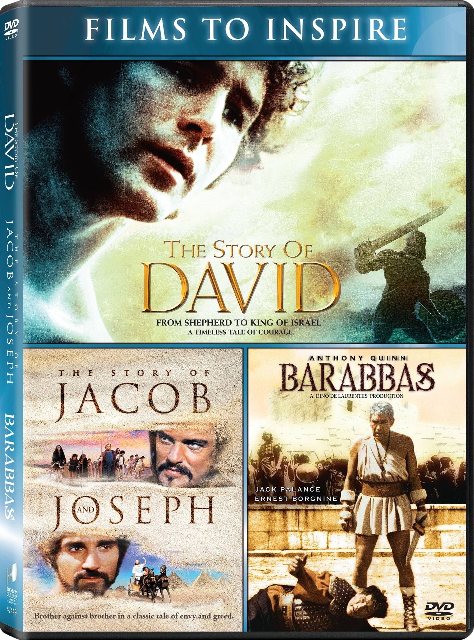 New Barabbas / Story of David / Story of Jacob and Joseph (DVD ...