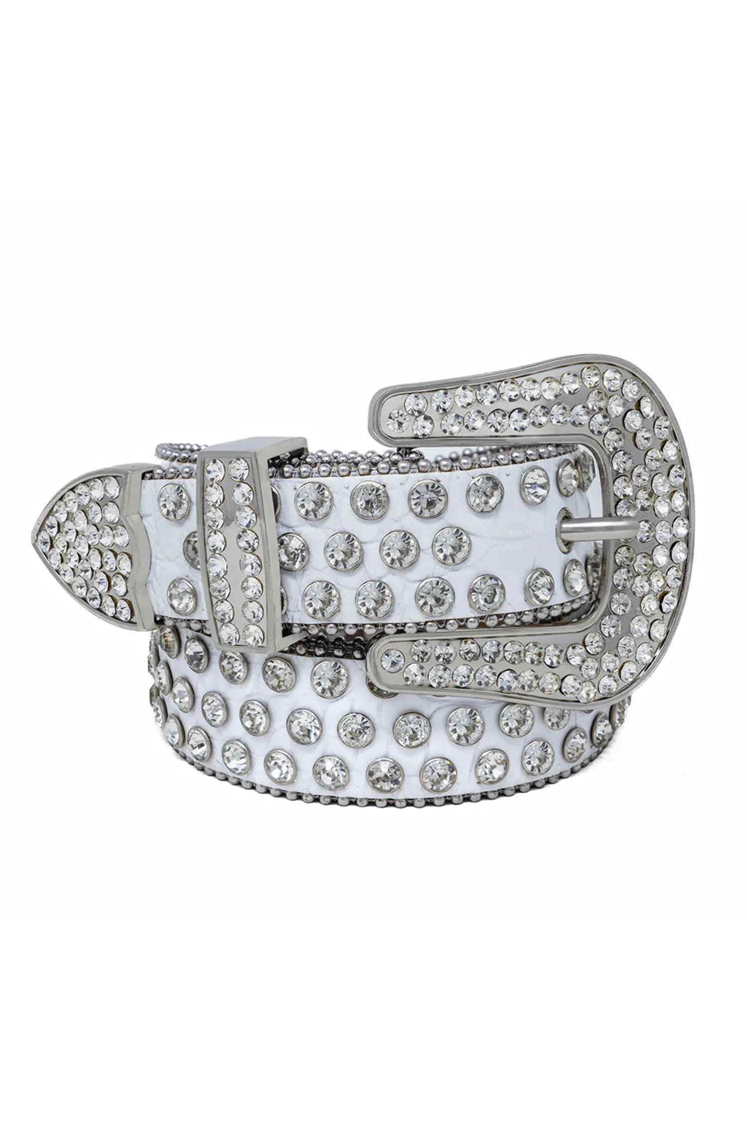 Barabbas men's Jewels Rhinestone Stone Buckle leather belt BK816 ...