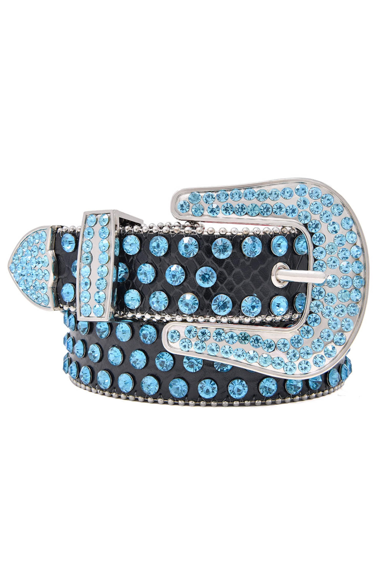 Barabbas men's Jewels Rhinestone Stone Buckle leather belt BK816 ...