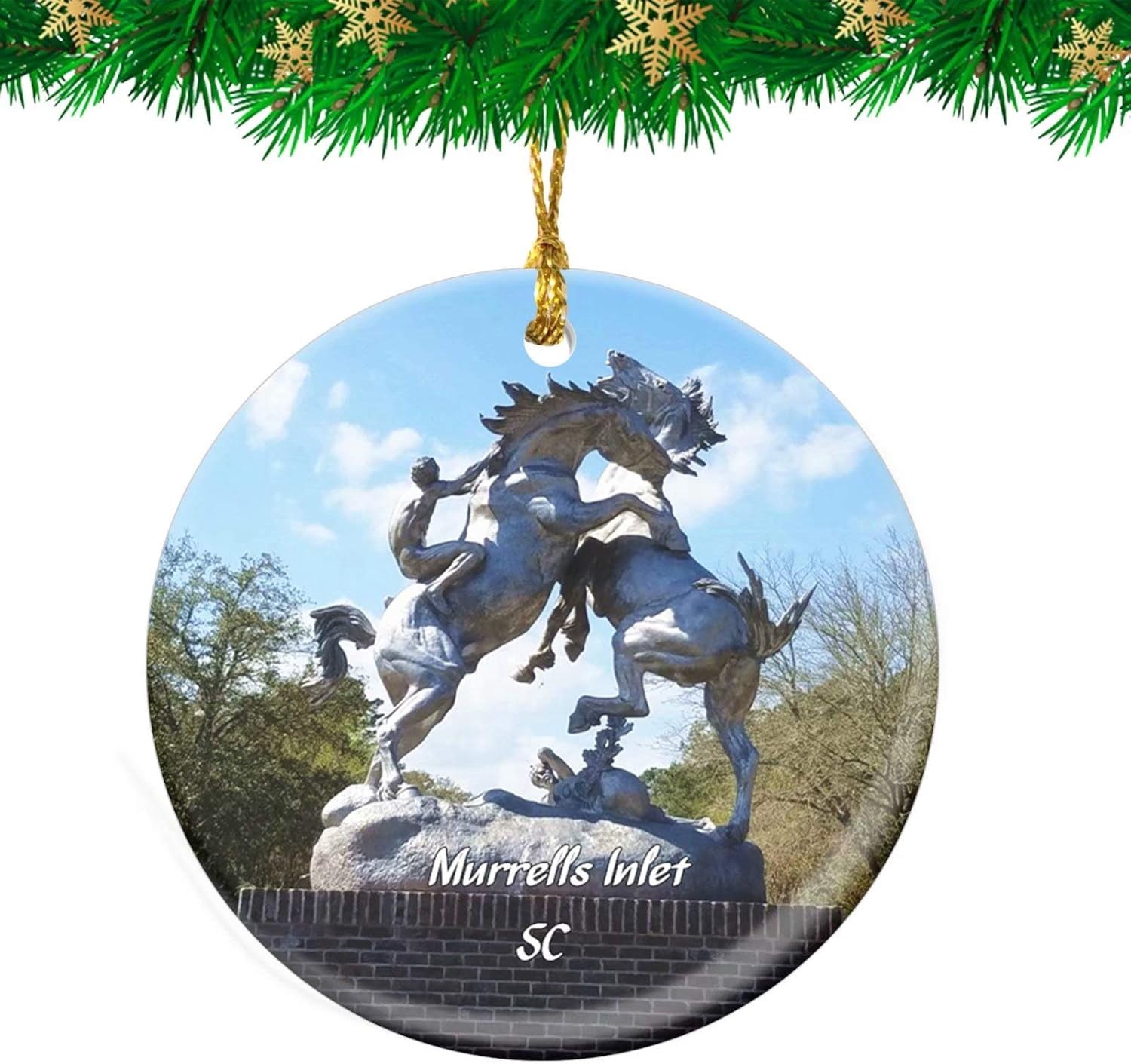 Baraboo Devil's Lake State Park Wisconsin USA Christmas Ornament Travel ...