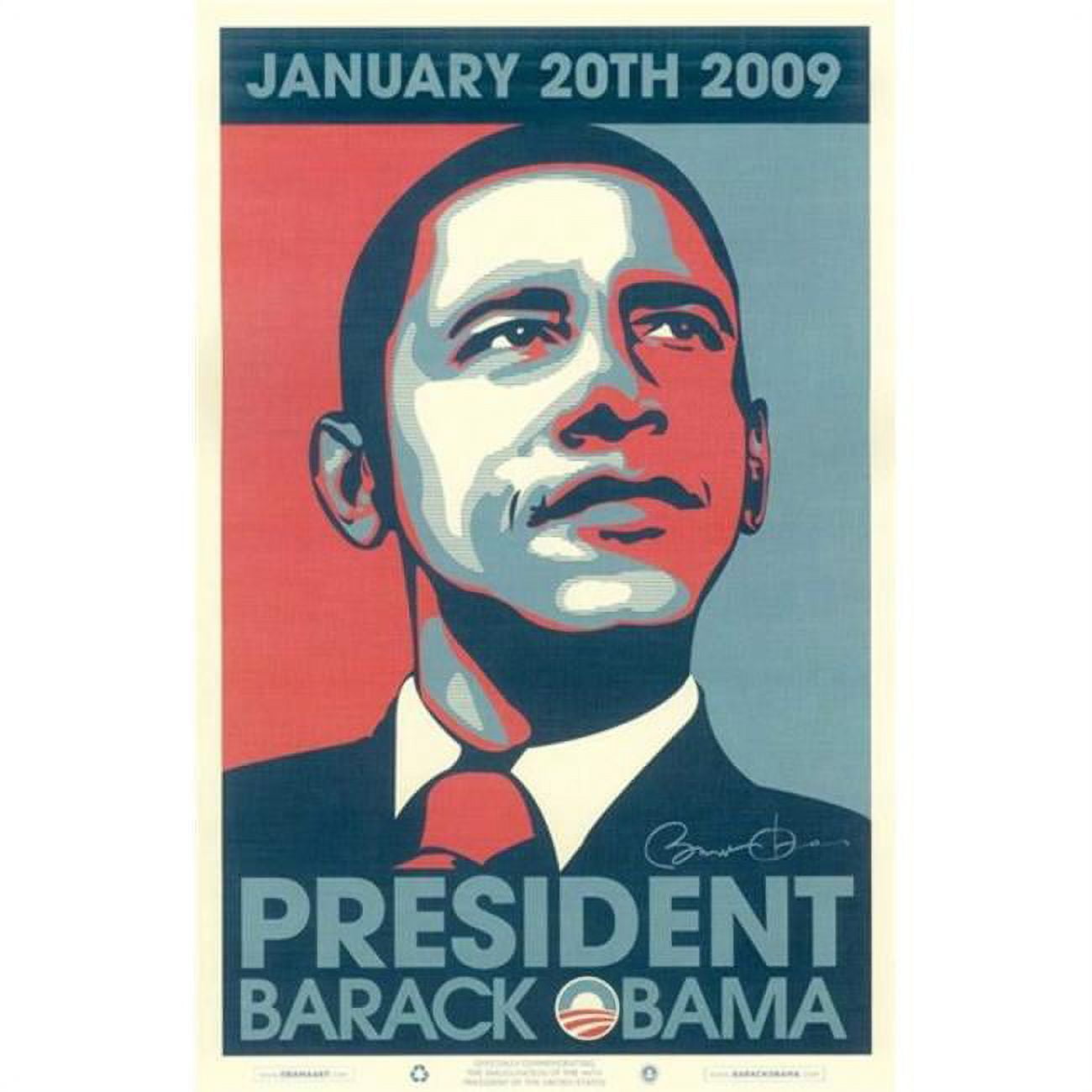 Barack Obama - 2009 Inaugural Gallery Print - Matte Finish Movie Poster ...