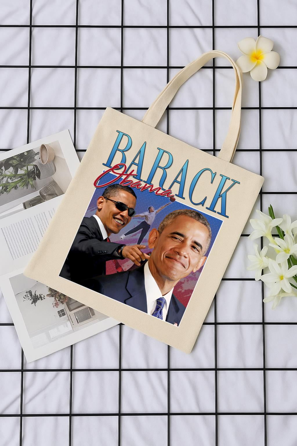 Barack Obama Homage T-Bag Top Funny US President Icon 2020 Election 90 ...