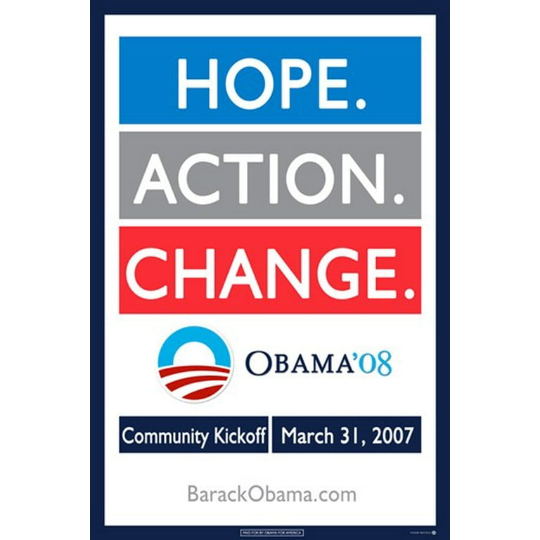 Obama Hope Campaign Poster