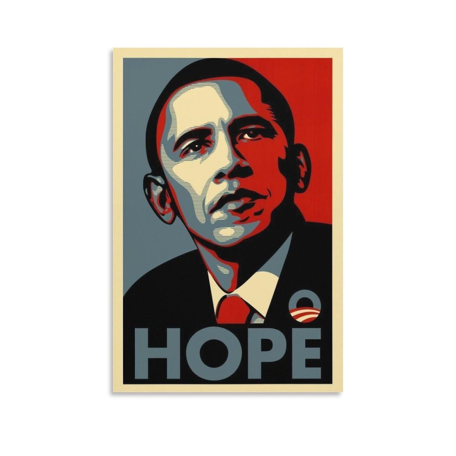 Barack Obama Hope Political Campaign Wall Art Posters for Room ...