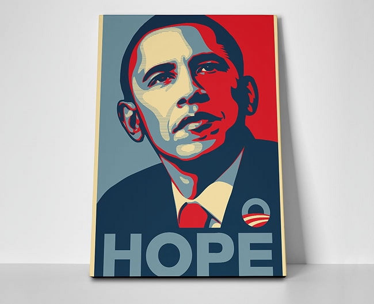 Barack Obama Hope Poster or Wrapped Canvas - Walmart.com