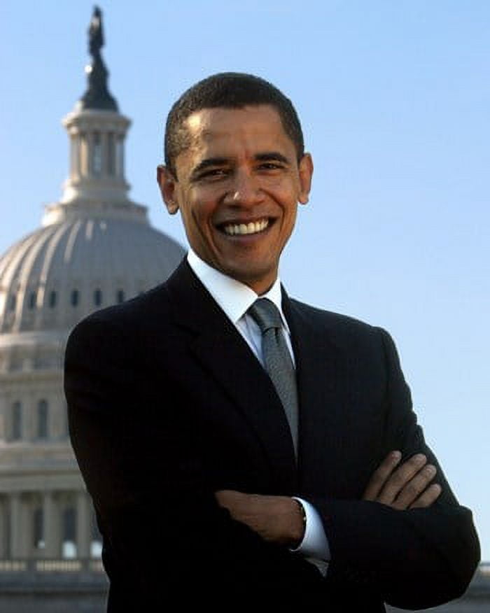 Barack Obama - Portrait (Style B) Movie Poster (11 x 17) - Walmart.com