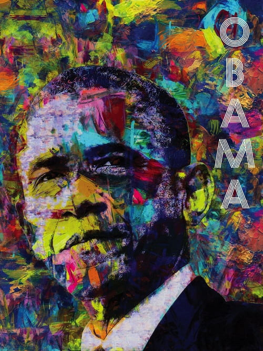 Barack Obama Poster Color Art Print (18x24) - Walmart.com