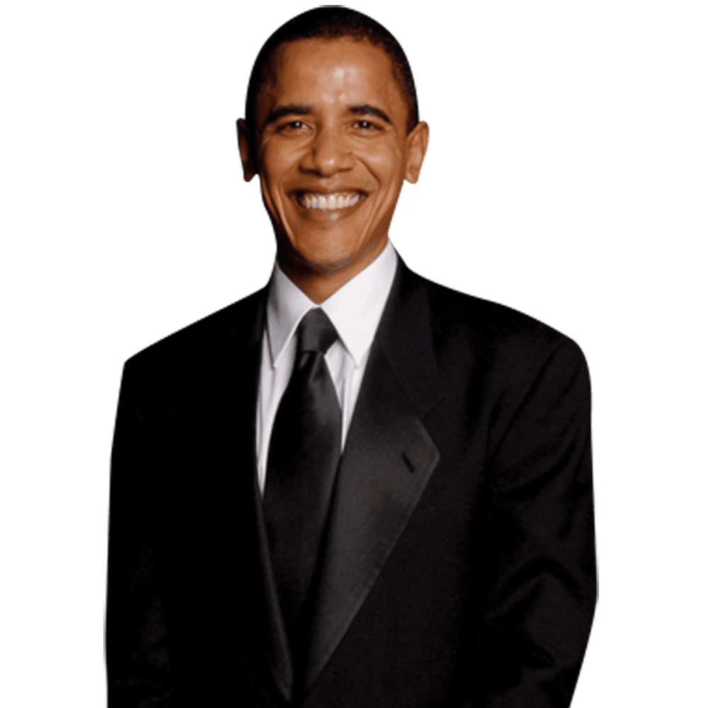 Barack Obama (Suit) Half Body Buddy Cutout - Walmart.com