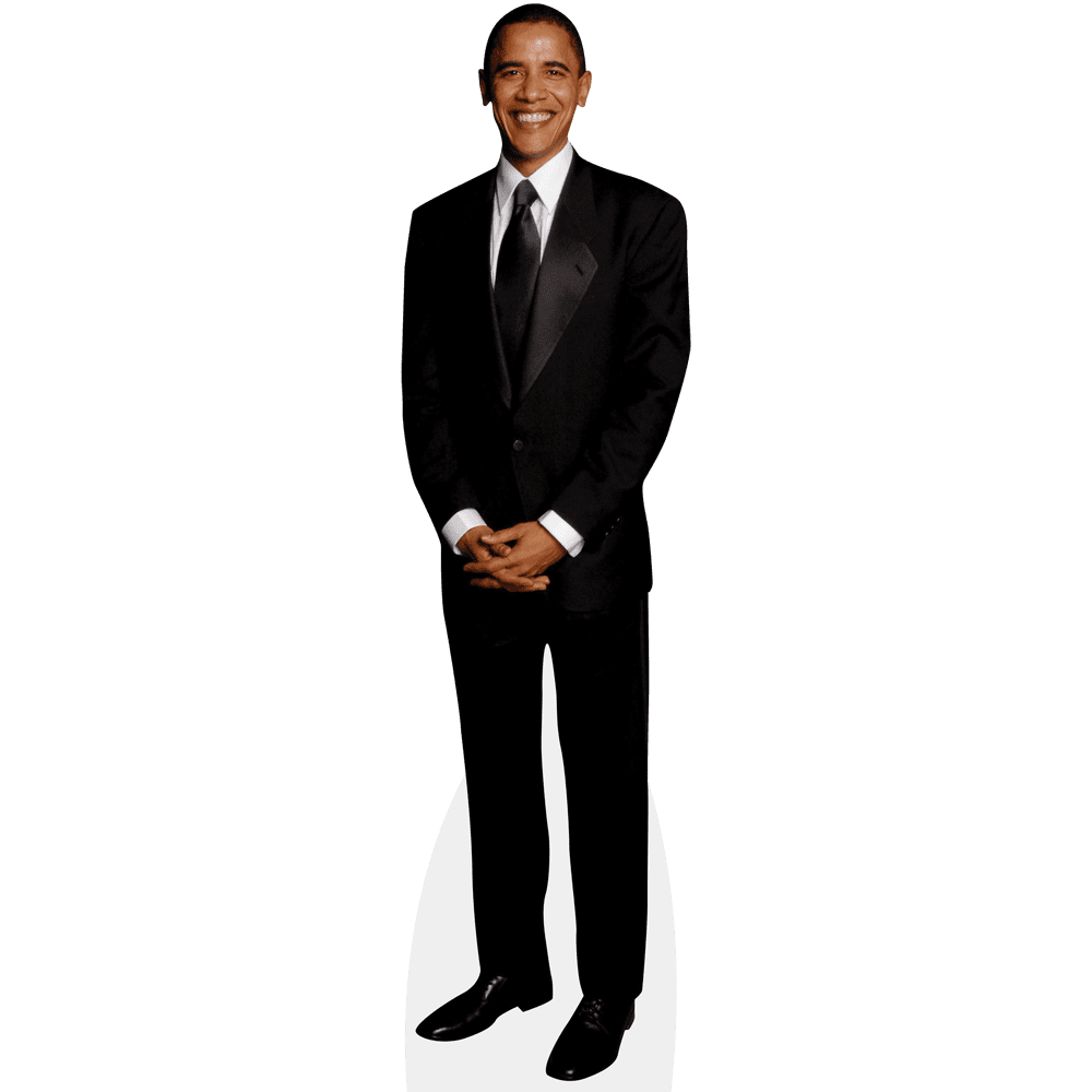 Barack Obama (Suit) Mini Cardboard Cutout Standee - Walmart.com