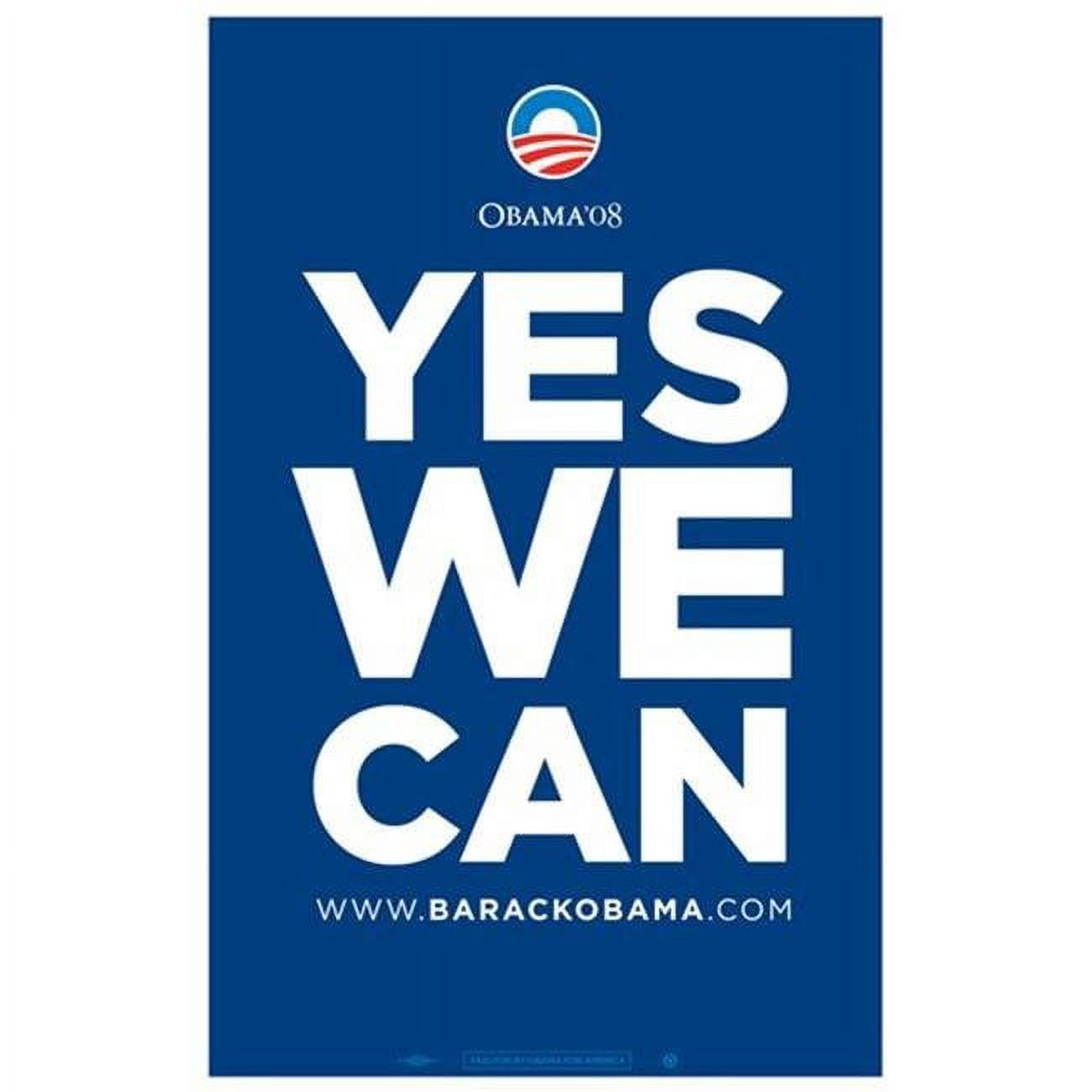 Barack Obama - Yes We Can - Blue Campaign Poster Movie Poster - 11 x 17 ...