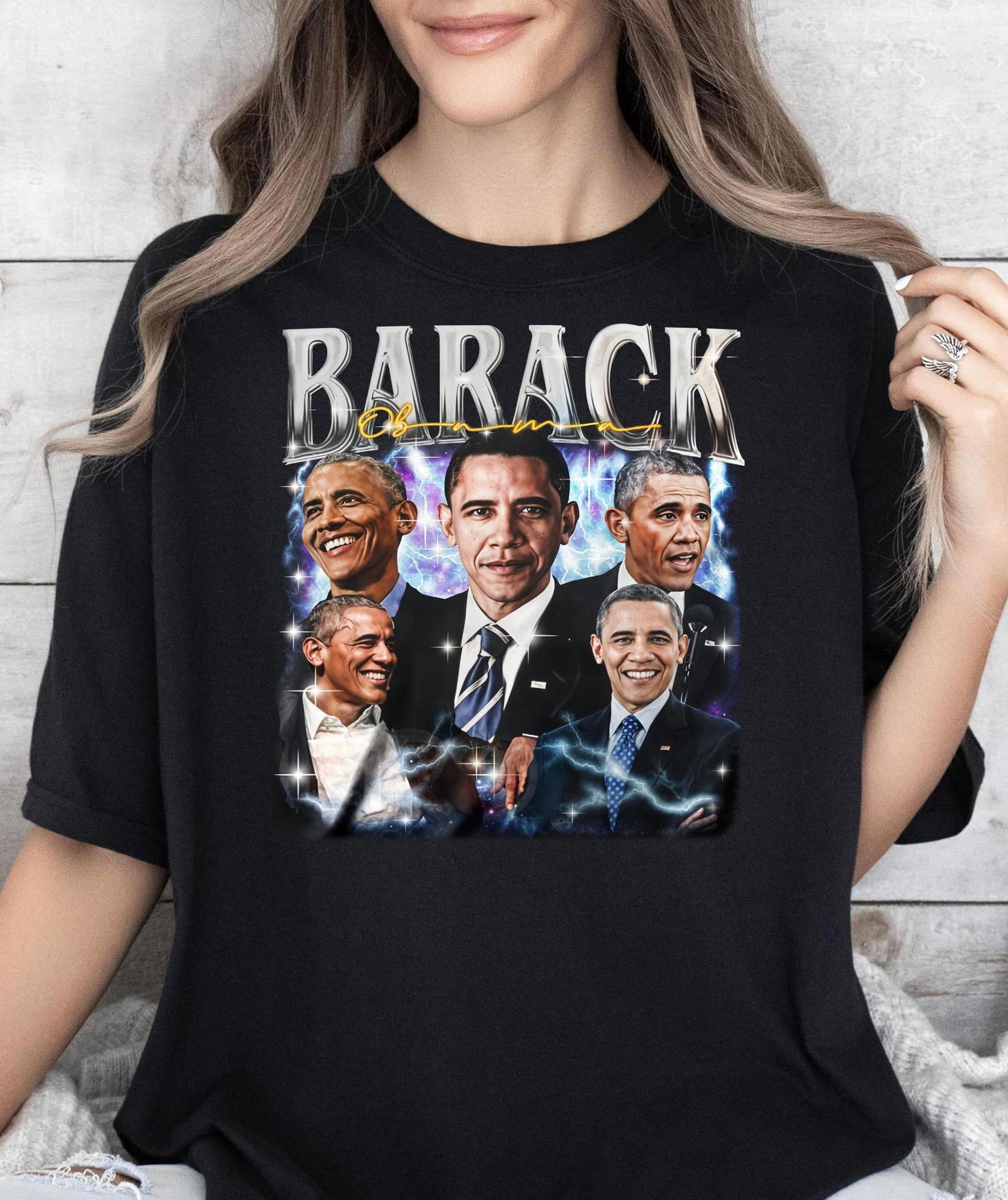 Barack Obama shirt vintage tee unisex###ANANDHIS ART LLC - Walmart.com