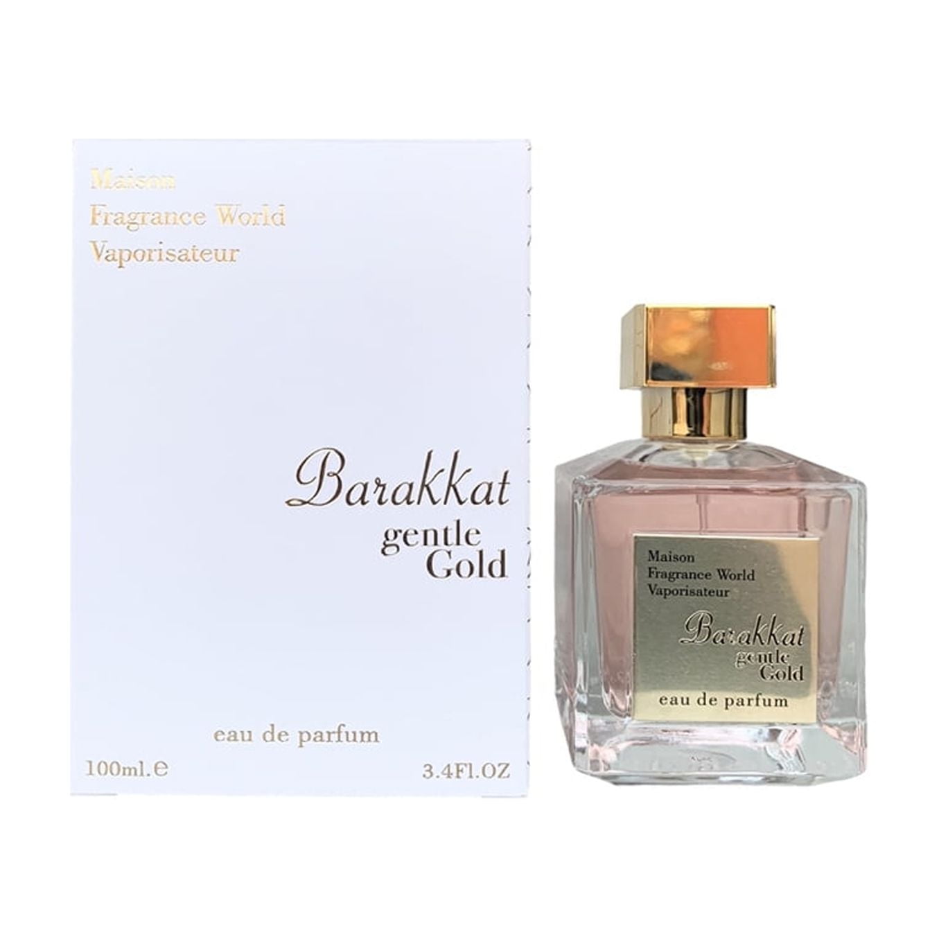 Barakkat Gentle Gold by Fragrance World EDP Spray 3.4 oz For Men ...