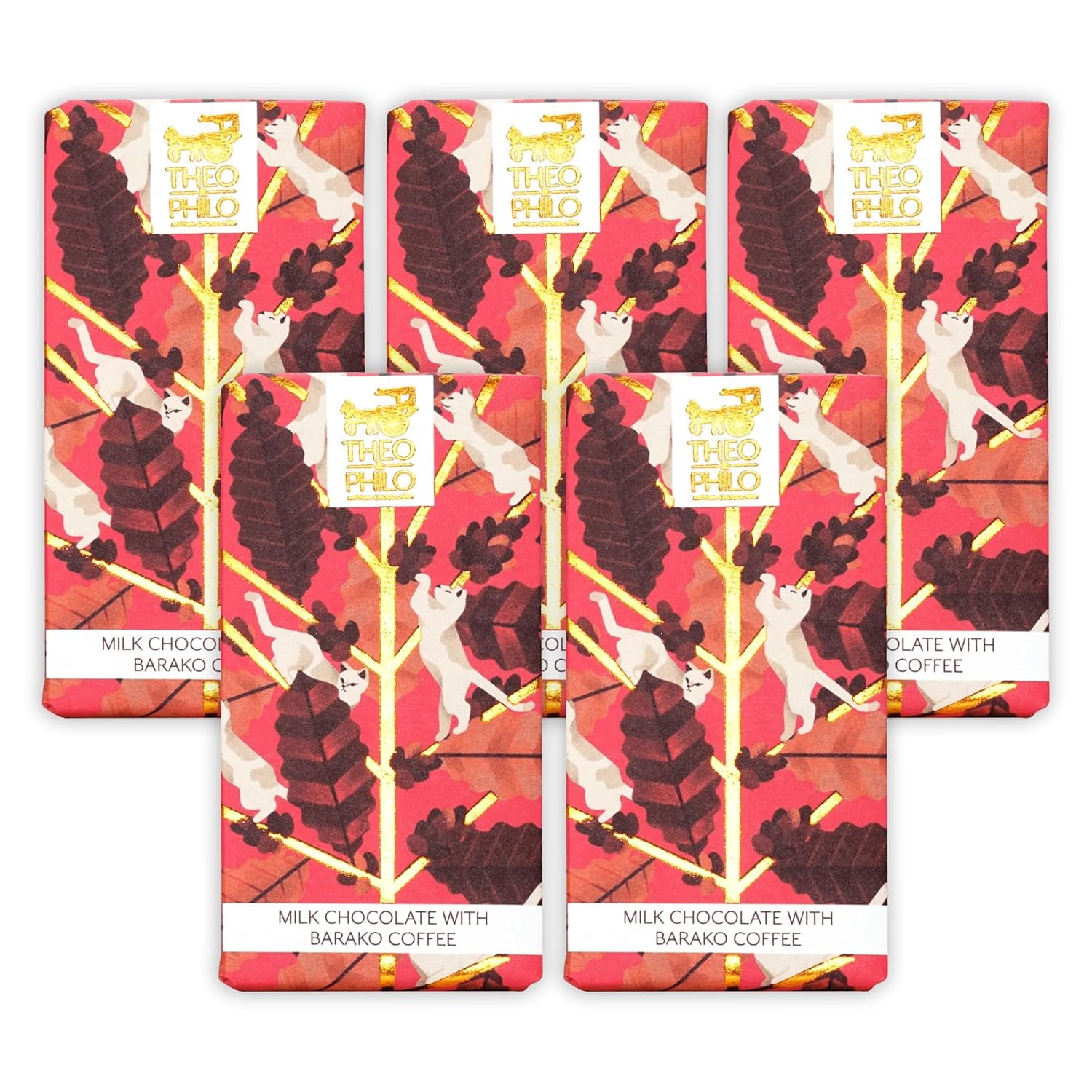 Barako Coffee Milk Chocolate 5 Pack - Filipino Chocolate - Bean-to-Bar ...