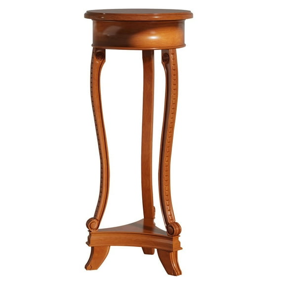 Barara King 2-Tier Round Plant Pots Stand with Curved Frame and ...