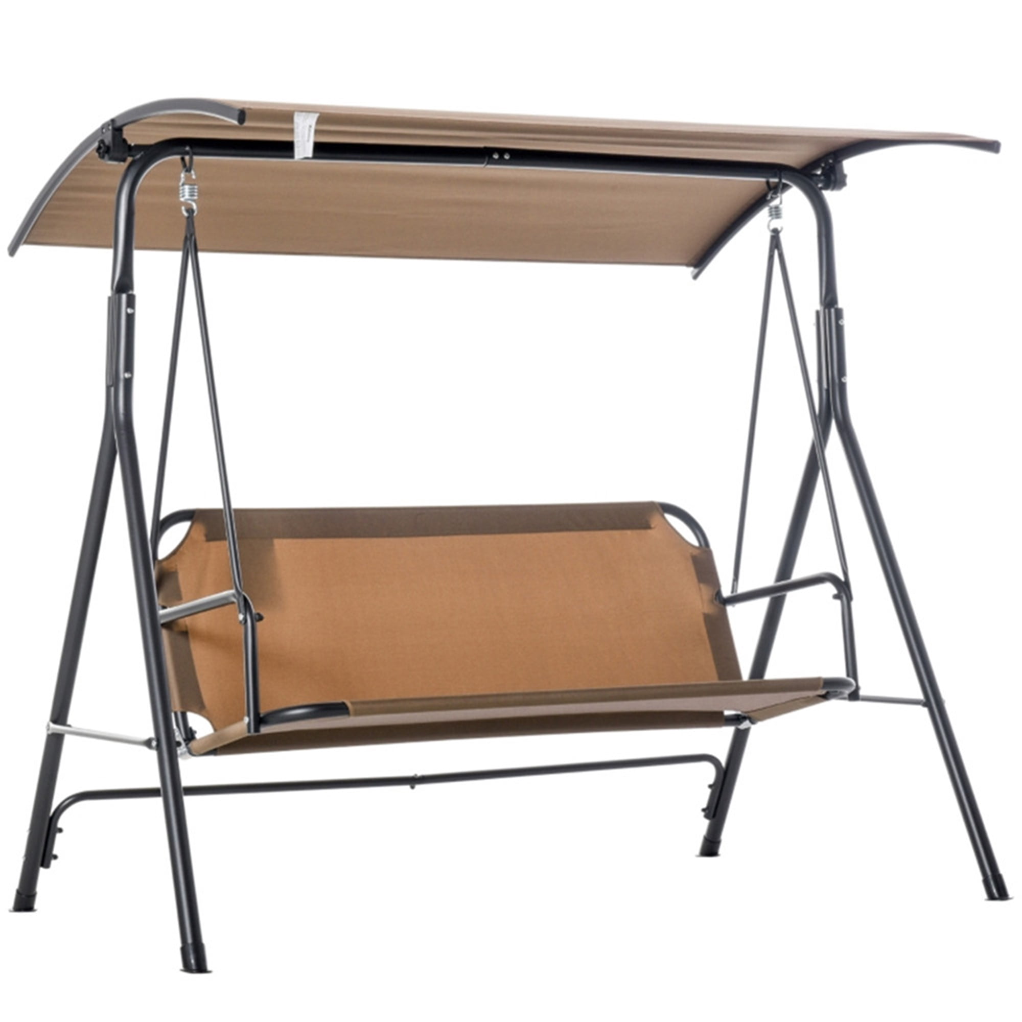 Barara King 3-Person Porch Swing, Outdoor Swing for Patio Porch with ...