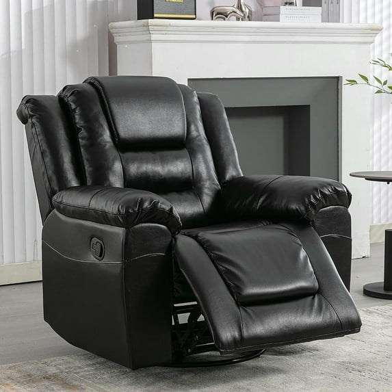 Barara King 360°Swivel and Rocking Home Recliner Single Sofa Seat with ...