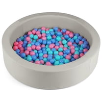 Infans 42.5" Round Foam Ball Pits w/25D Sponge Filling Washable PU ...